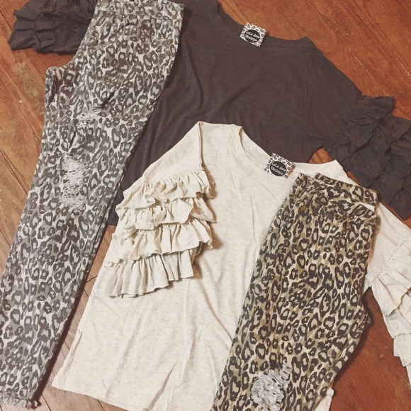 easel | Jeans | Nwt Leopard Print Jeans | Poshmark